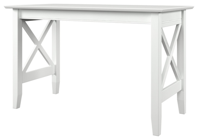 Lexi Work Table in White - Transitional - Desks And Hutches - by ...