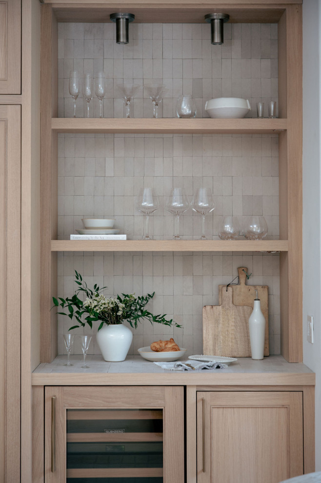 Coastal Carlsbad California - Beach Style - Home Bar - San Diego - by ...