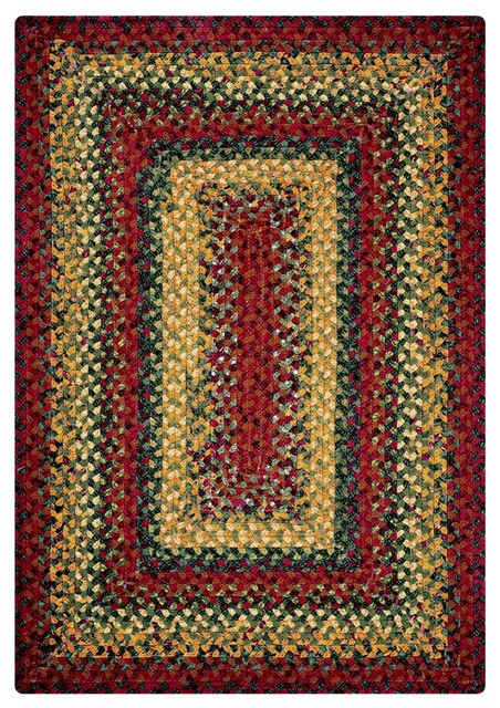 Homespice Decor Neverland Cotton Braided Rug (Rectangle), 4' x 6 ...