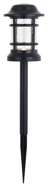 Westmont Low-Voltage Black Outdoor Landscape Path Light LED Clear Glass ...