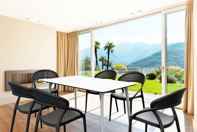 Compamia Sunset Dining Chair Black, Set of 2 - Transitional - Outdoor ...