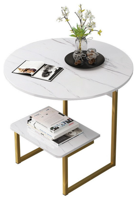 Round Metal Side Table, Nordic Design - Contemporary - Side Tables And ...