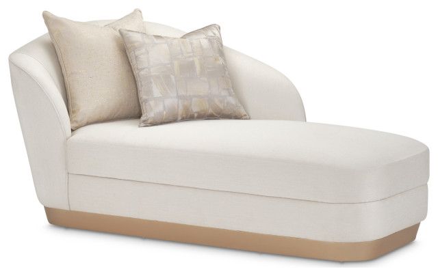 La Rachelle Chaise - Icicle/Champagne - Contemporary - Indoor Chaise ...