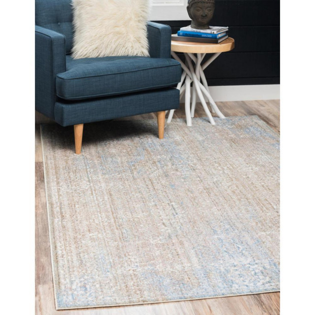 Rug Unique Loom Brighton Beige Rectangular 3' 3 x 5' 3 - Contemporary ...