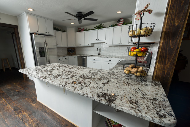 White Orion Granite - Traditional - Kitchen - Other - by Heartland Granite & Quartz, Inc. | Houzz IE