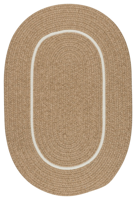 Colonial Mills Silhouette Sl85 Sand Area Rugs, 10x10 Round ...