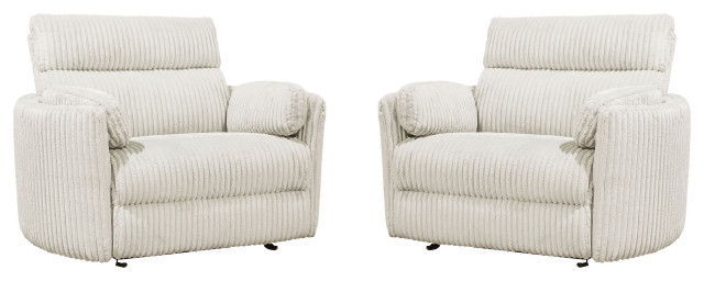 Parker Living Radius Krypton Extra Wide Power Glider Recliner Two Pack ...