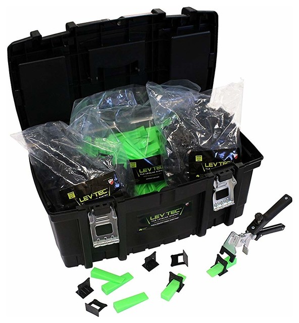 Tile Leveling System, Lev Tec Tile System Kit: 1 Pliers, 500 Clips, 250 ...
