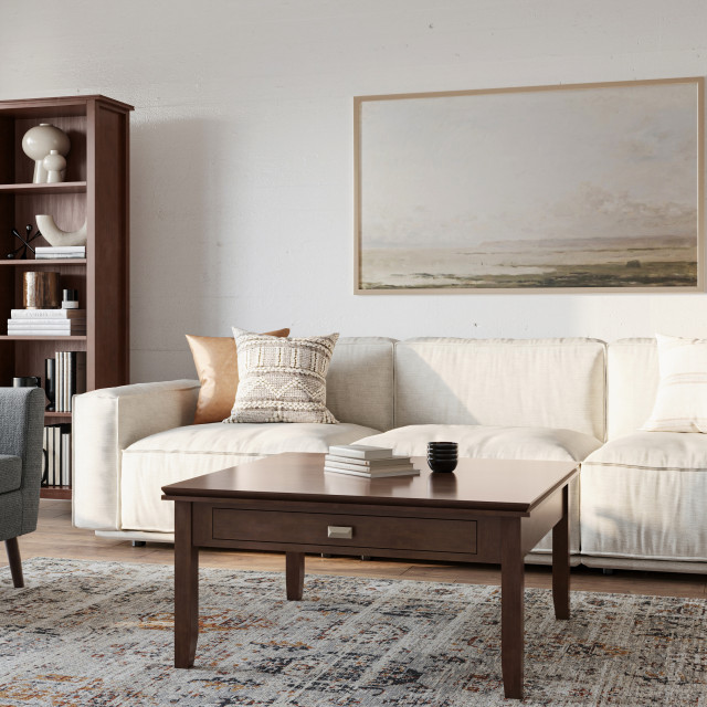 Artisan SOLID WOOD Square Coffee Table - Transitional - Coffee Tables ...