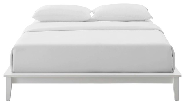 Lodge King Wood Platform Bed Frame - Transitional - Platform Beds - by ...