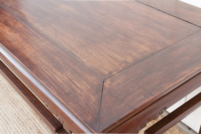 Mid-Century Vietnamese Carved Center Table - Asian - Console Tables ...