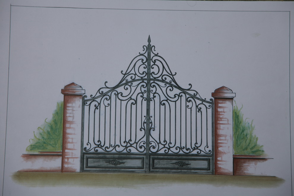 Portail_dessin - Transitional - Paris - by Flamma - Les Forges de ...