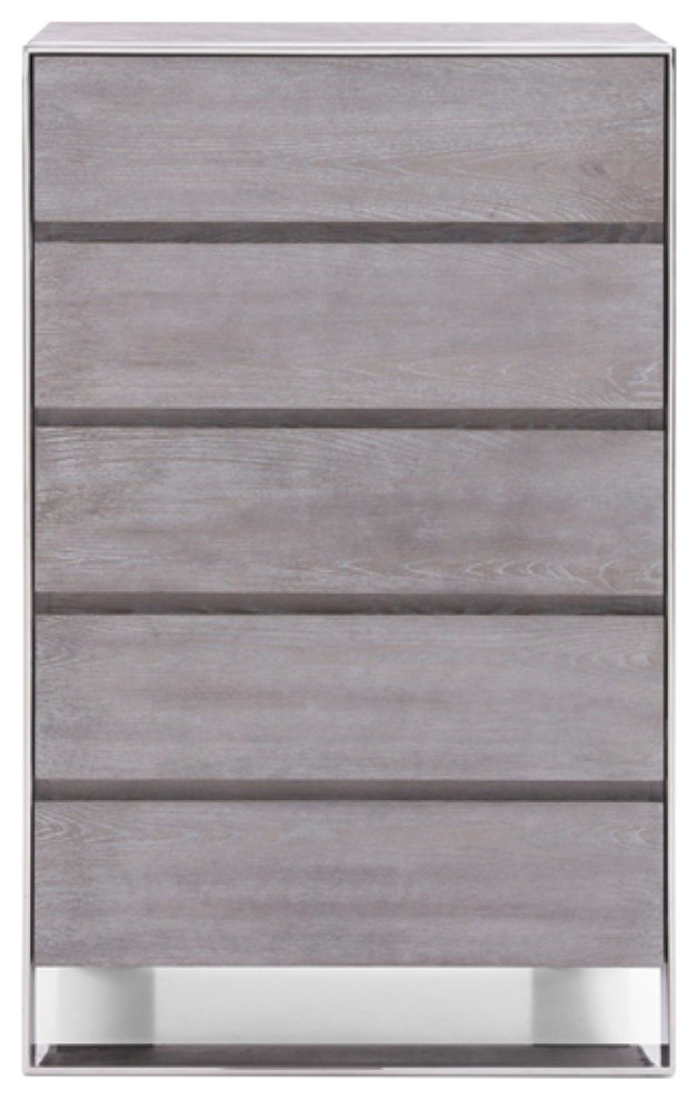 Modrest Arlene Modern Gray Elm Chest - Contemporary - Dressers - by Vig ...