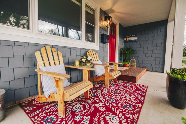 James Hardie Staggered Edge Shingle Siding - Estilo Craftsman - Patio ...