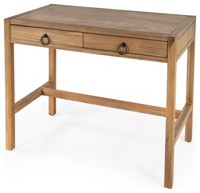 Lark Natural Wood Desk, 5523312 - Transitional - Desks And Hutches - by ...