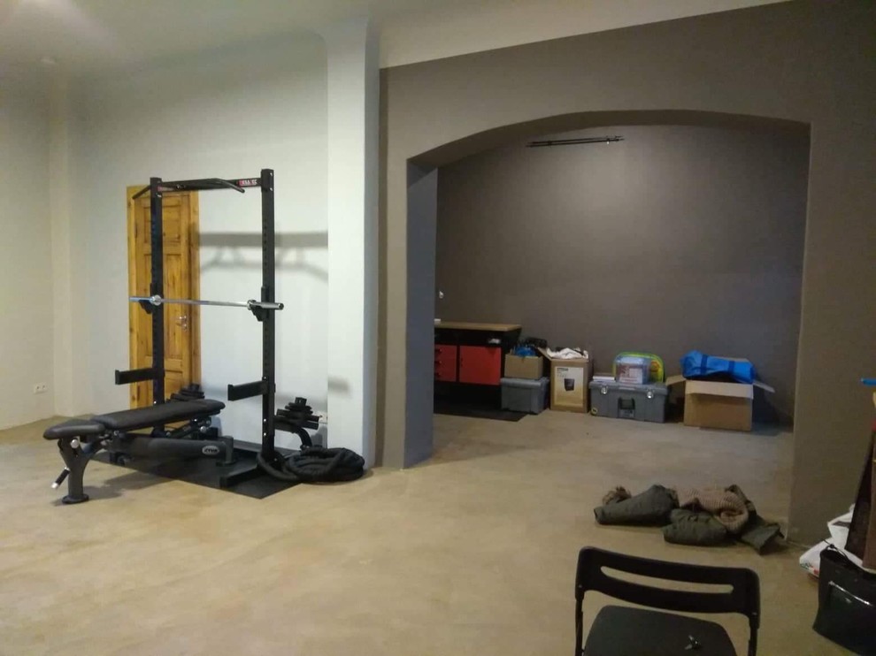 Multifunctional fitness studio - interior layout and design ideas