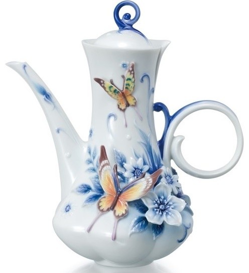 Franz Porcelain Collection Forever Wedding Teapot - Contemporary ...