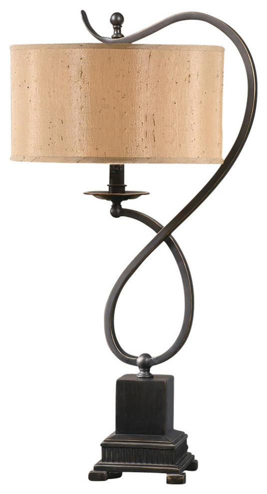 Echo Metal Table Lamp, 27" Height, In Bronze Finish - Traditional ...