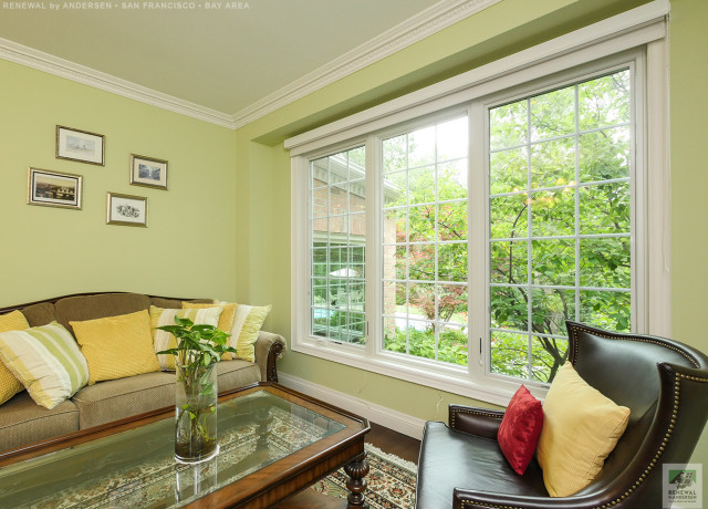 Marvelous Living Room with New Windows - Renewal by Andersen San ...