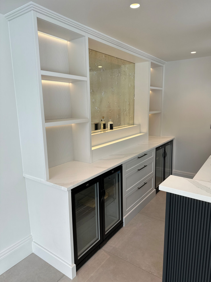 Modern Home Bar in Essex - Contemporary - Home Bar - Hertfordshire - by ...