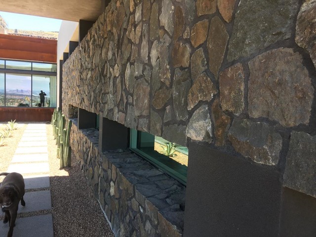 Tuscan Ashlar Red Fusion Small Sample - Traditional - Siding And Stone ...