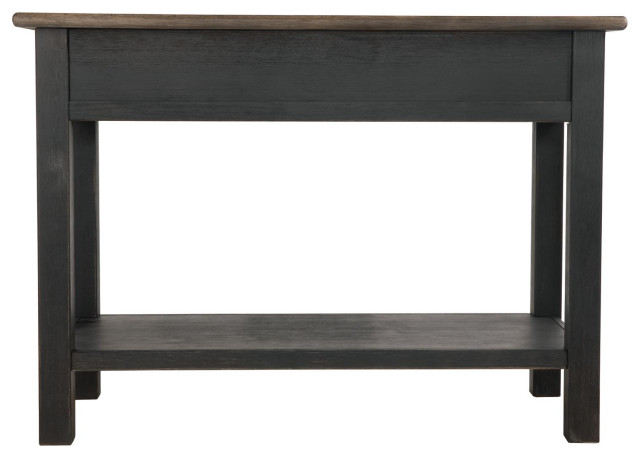 Tyler Creek Grayish Brown and Black Sofa Table - Transitional - Console Tables - by THE SLEEPERS ...