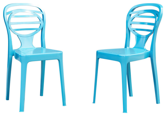 Kova Resin Patio Chair - Contemporary - Outdoor Dining Chairs - by ...