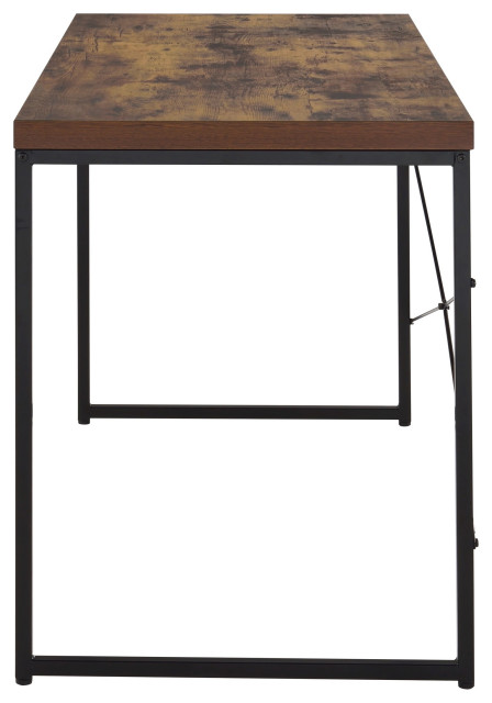 ACME Bob Console Table, Weathered Oak and Black Finish - Industrial - Console Tables - by Acme ...