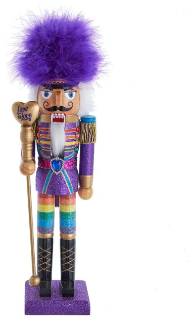 15" Wooden Gay Pride Nutcracker, 15'' - Holiday Accents And Figurines ...