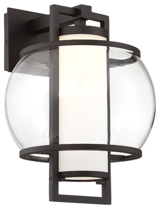 Modern Forms Lucid LED Outdoor Wall Light, 15" - Transitional - Outdoor ...