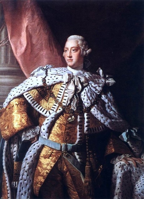 Allan Ramsay Portrait of George III Premium Canvas Print - Traditional ...