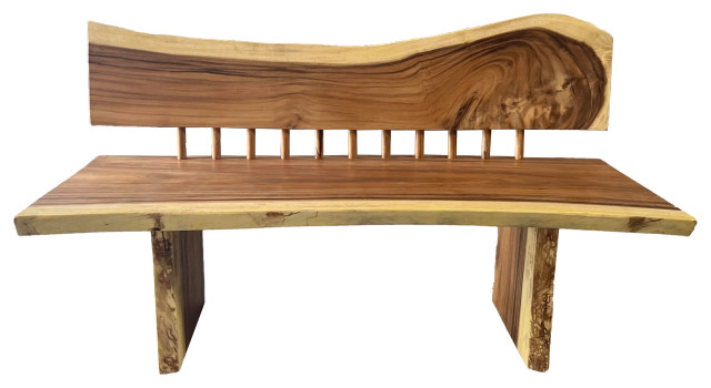 Live Edge Bench, 72" - Rustic - Accent And Storage Benches - by Rustic ...