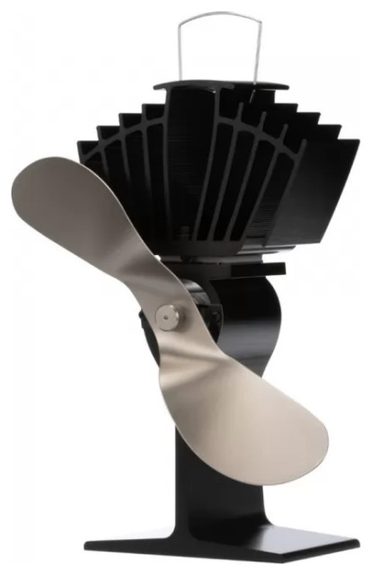 Caframo 812AMKBX Ecofan AirMax Heat-Powered Stove Fan, Nickel Blade ...
