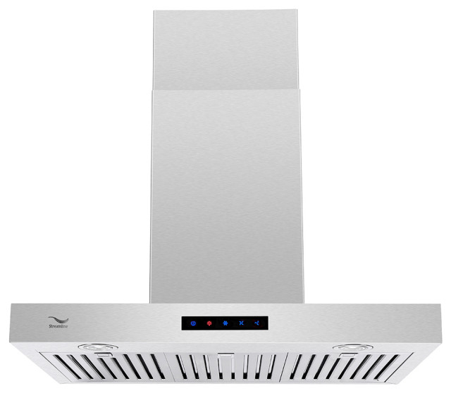 30'' Streamline S-140-WSBFL-30 Ducted Wall Mount Kitchen Range Hood ...