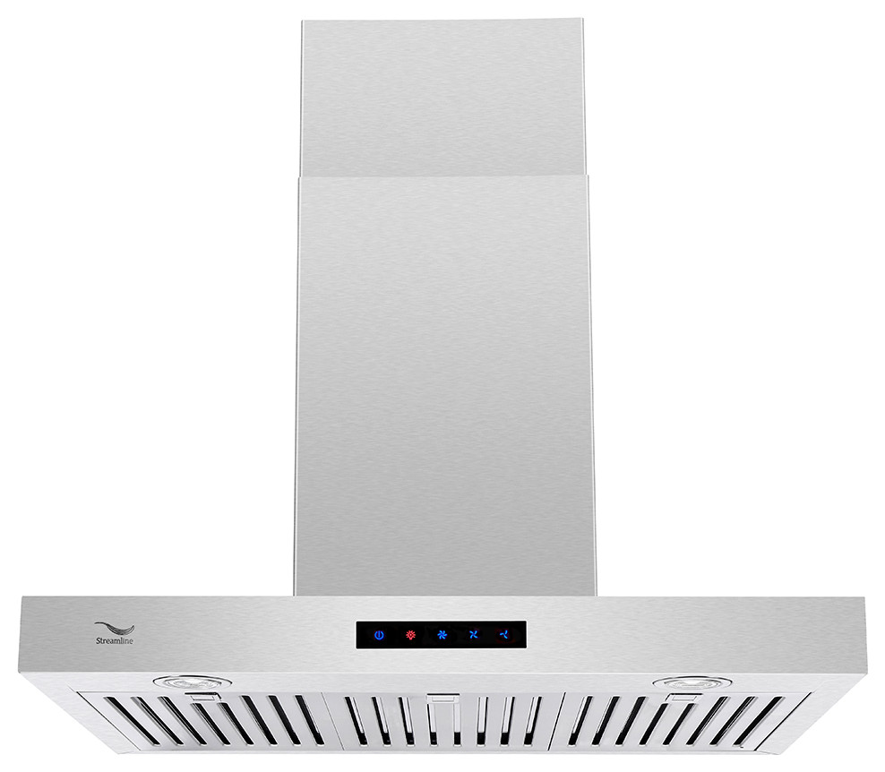 30'' Streamline S-140-WSBFL-30 Ducted Wall Mount Kitchen Range Hood ...