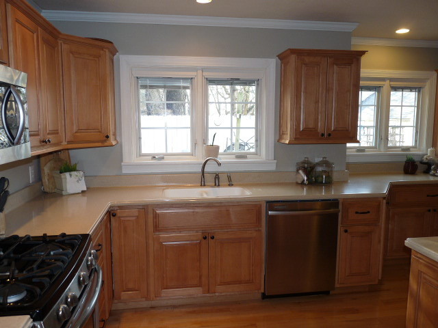Painting Maple Cabinets White Before And After | Cabinets Matttroy
