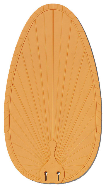 Blade, Set of 5, 22", Narrow Oval Composite Palm - Tropical - Ceiling ...