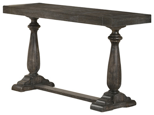 Amy Collection, Dove Gray, Sofa Table - Traditional - Console Tables ...