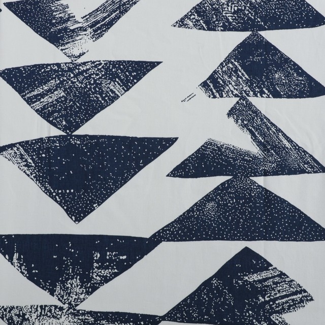 Triad Indigo Printed Cotton Twill Fabric Sample, 4"x4", 4"x4 ...