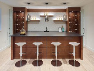 Simple Perfection - Contemporary - Home Bar - Vancouver - by Arden ...