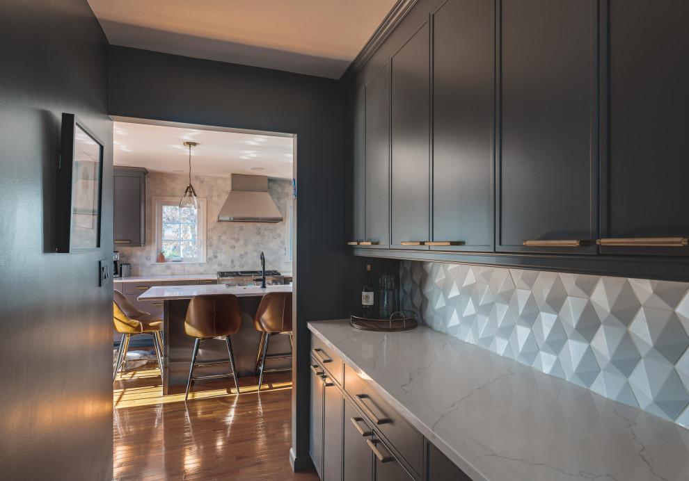 Dark Kitchen - Kitchen - DC Metro - by FineLine Kitchens, Inc. | Houzz