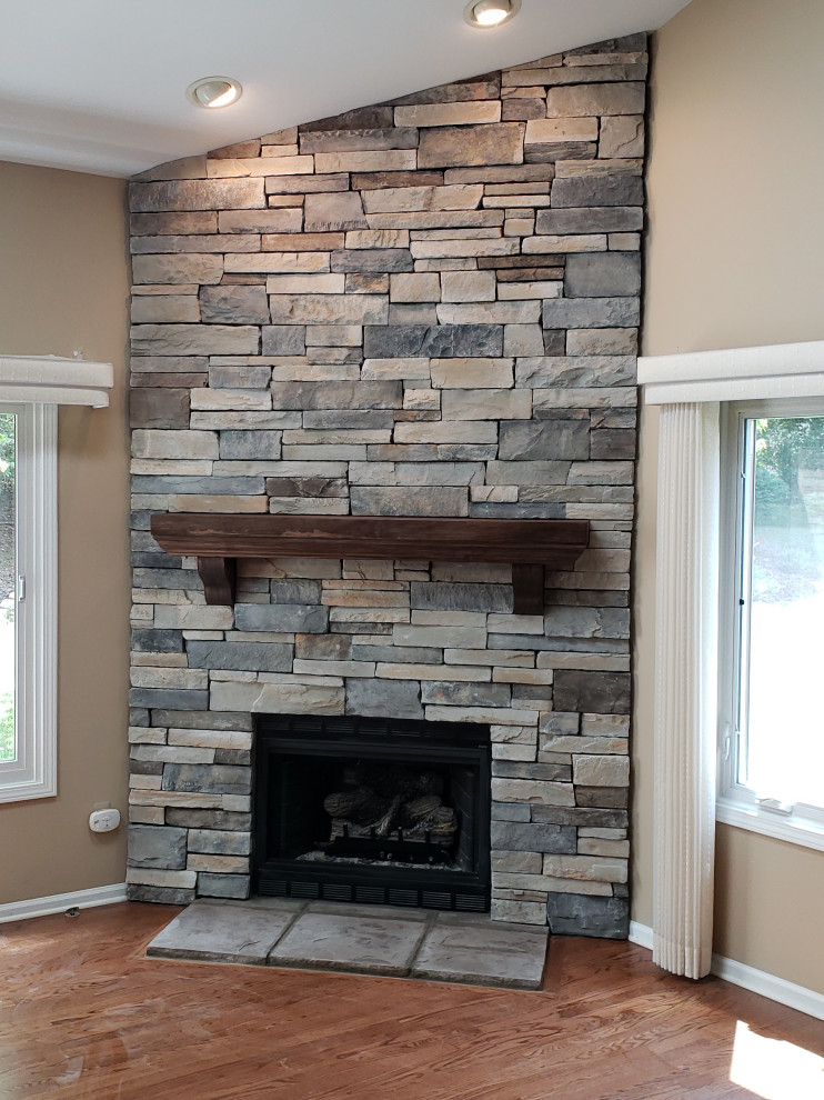 Boral Cultured Stone - Country Ledgestone - Family Room - Detroit - by ...