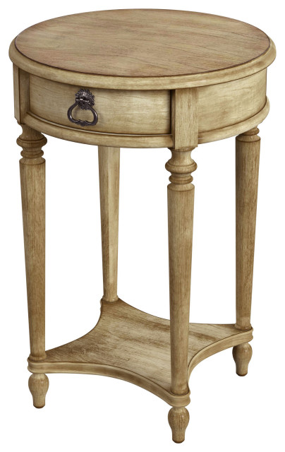 Butler Specialty Company, Jules 1 Drawer Round End Table With Storage ...