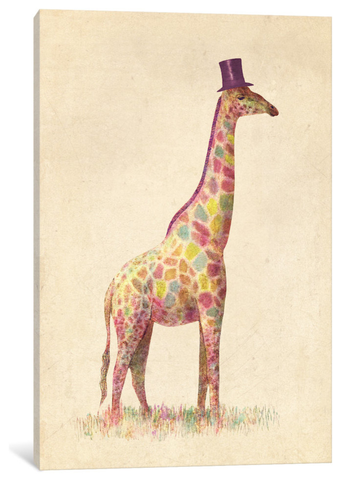 "Fashionable Giraffe Gallery" by Terry Fan, 12x8x0.75", 18x12x1.5 ...