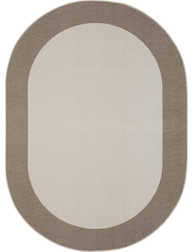 Easy Going 7'8" X 10'9" Oval Area Rug, Color Neutral, 7'8" x 10'9" Oval ...
