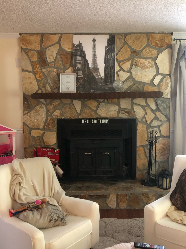Painting fireplace insert…