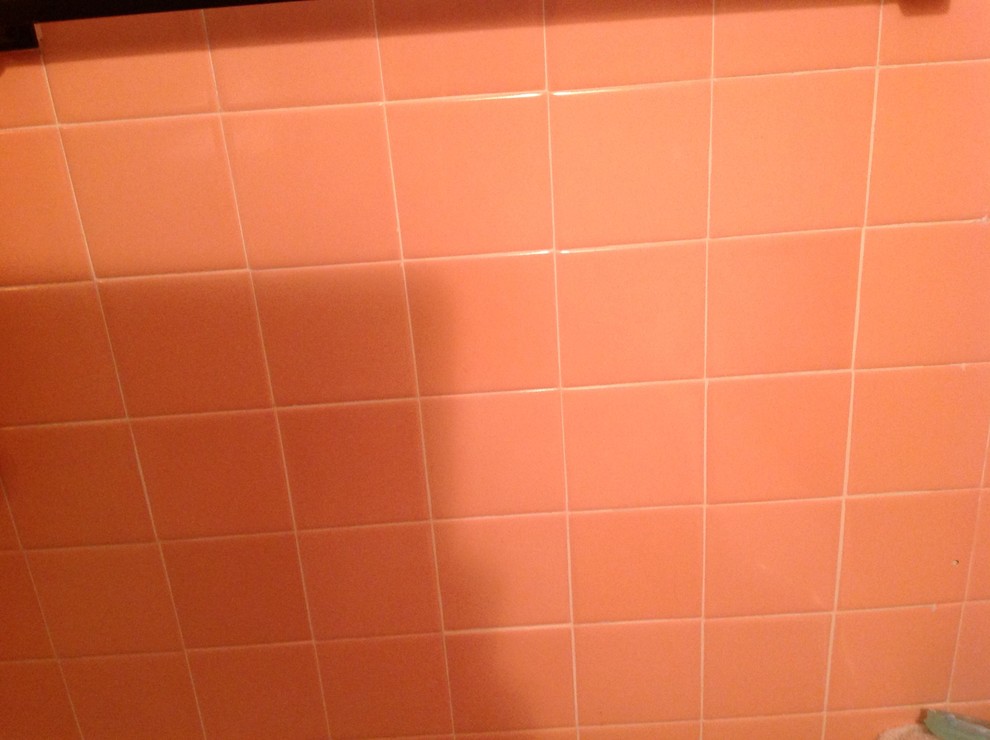 Any comments on reglazing existing mud job tiles vs removing and start