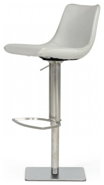 Timothy Modern Light Gray Bar Stool, Set of 2 - Contemporary - Bar ...