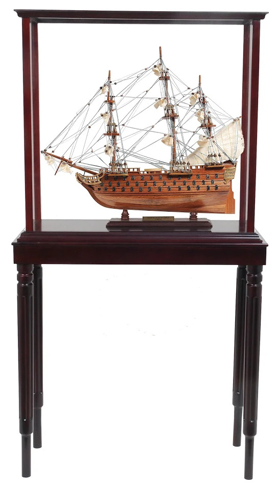 Hms Victory Small With Display Case Museum-quality Fully Assembled ...