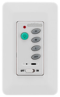 Three Speed Wall Control With Receiver Non-Reversing, Fan Speed and ...